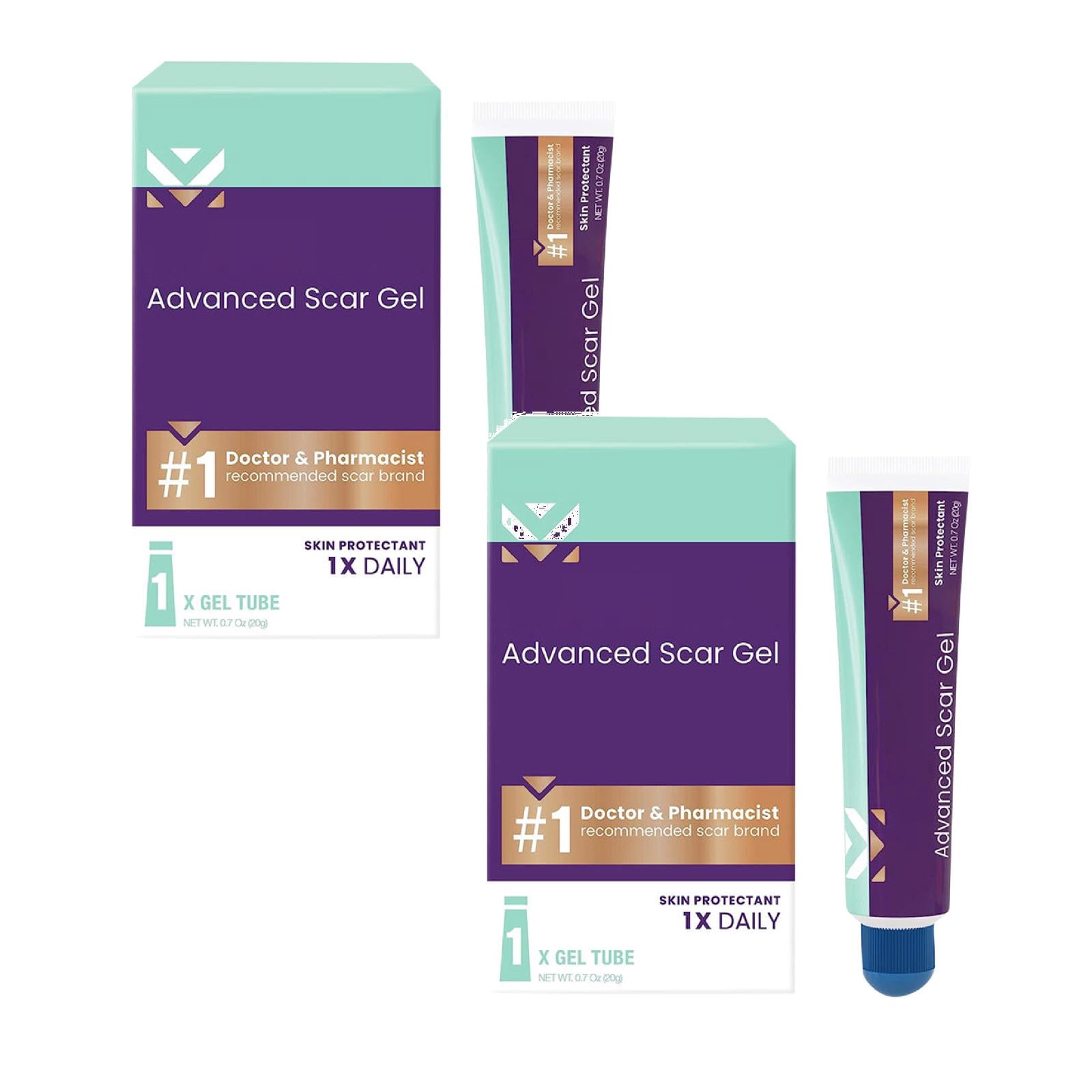 2Pcs Advanced Scar Gel Old And New Reduces The Appearance Of From ...