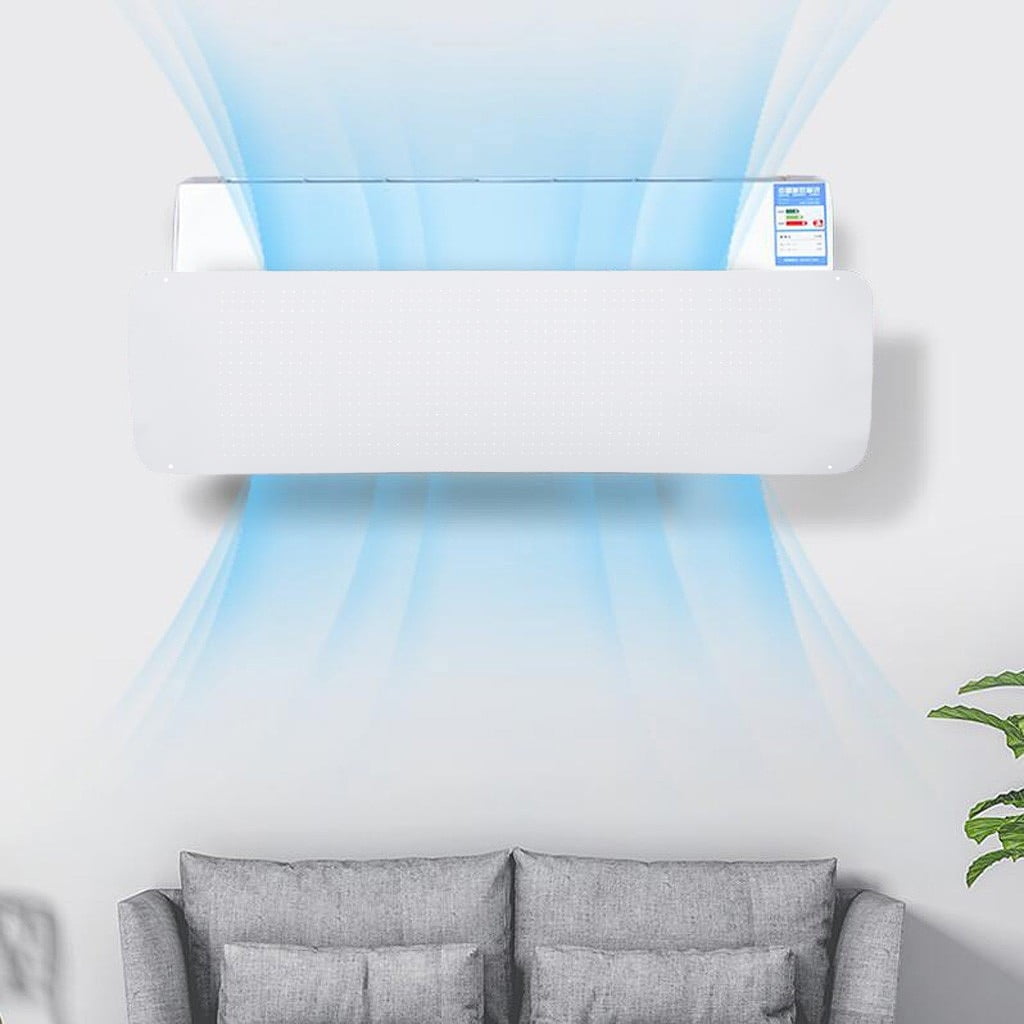 2Pcs Air Conditioner Deflector Universal Wall-Mounted Type Anti Direct ...