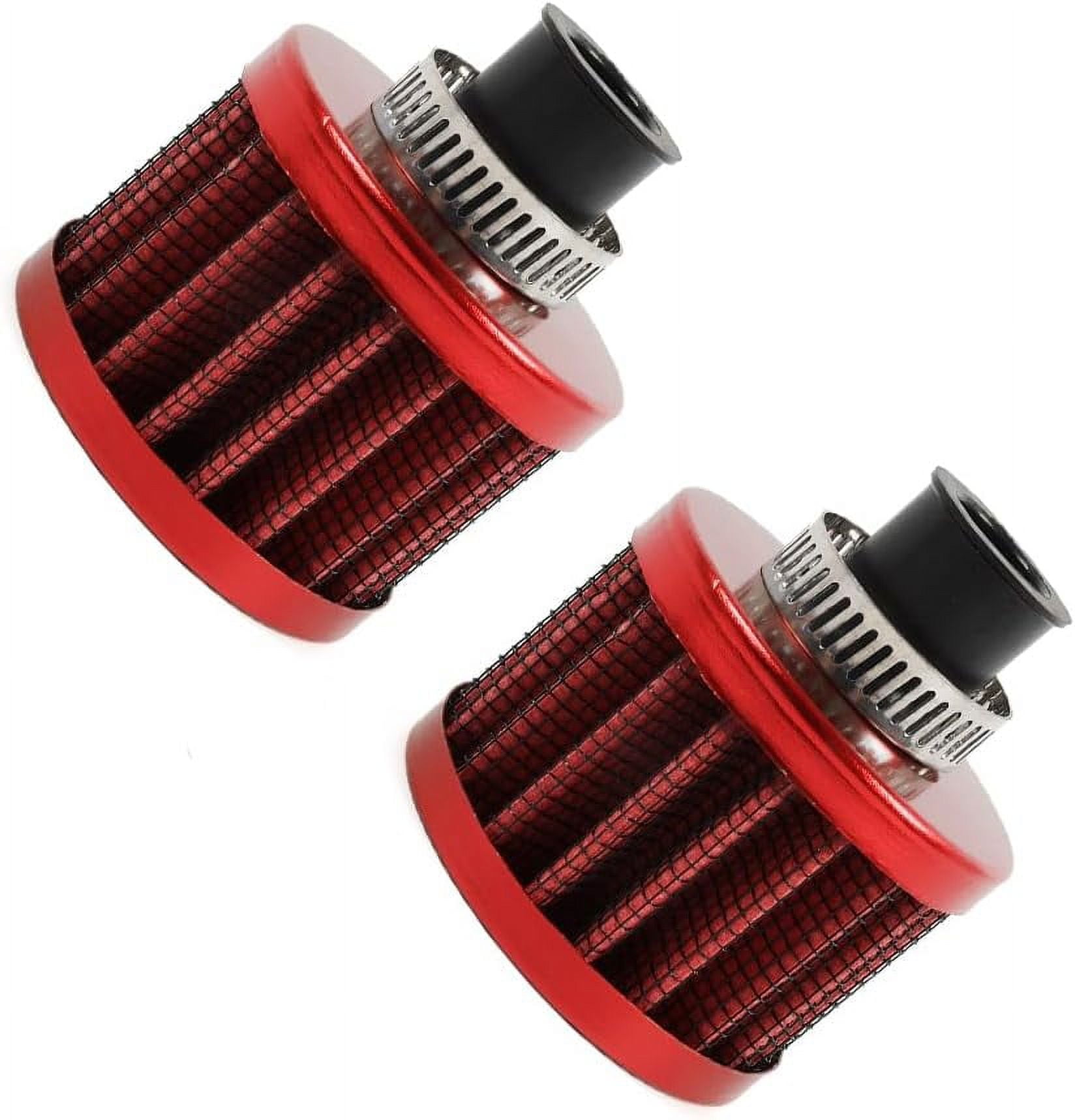 2Pcs Air Filter Cold Air Intake Filter Breather 12mm Valve Cover ...