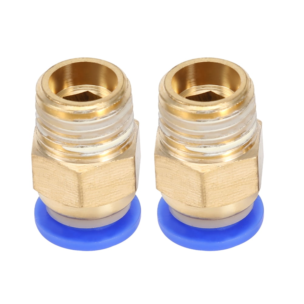 2Pcs Air Pneumatic Fittings Air Pipe Connector Quick Coupling Joint ...