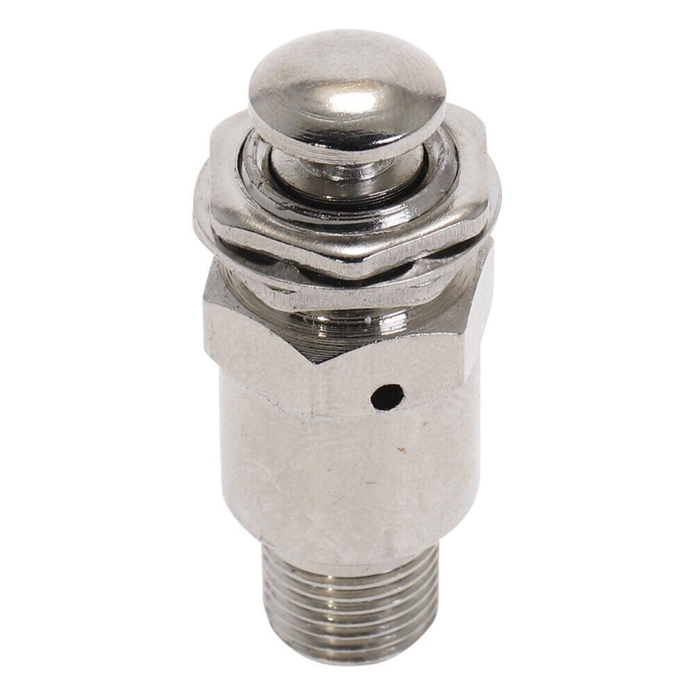 2Pcs Air Pneumatic TAC-3P 2 Port 3 Position Push Button Switch Valve M5 ...