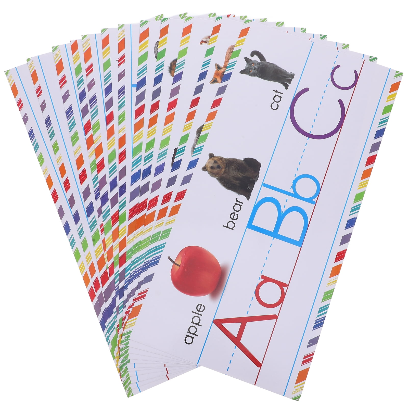 2Pcs Alphabet and Number Line Bulletin Board SetAlphabet Chart With ...