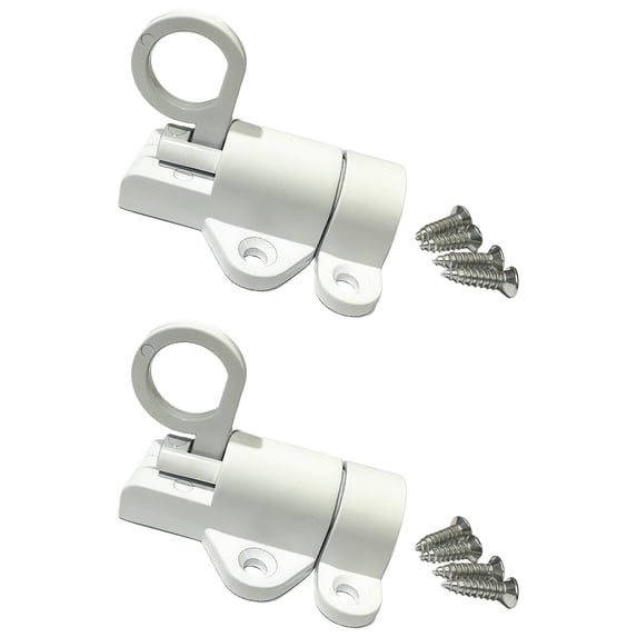 2Pcs Aluminum Alloy Door Locking Pin Window Gate Security Pull Rings ...