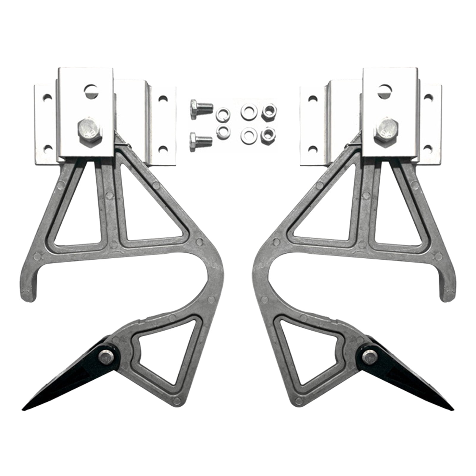 2Pcs Aluminum Alloy Extension Ladder Lock Heavy Duty Metal Rung Ladder ...