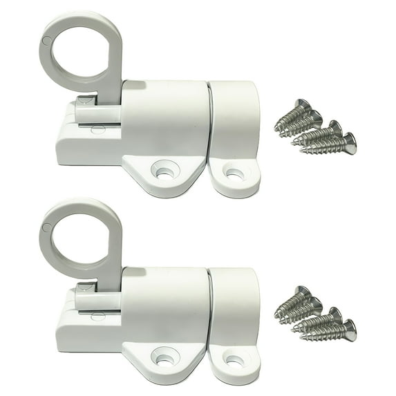 2Pcs Aluminum Alloy Spring Door Bolt Latches Window Gate Security Pull ...