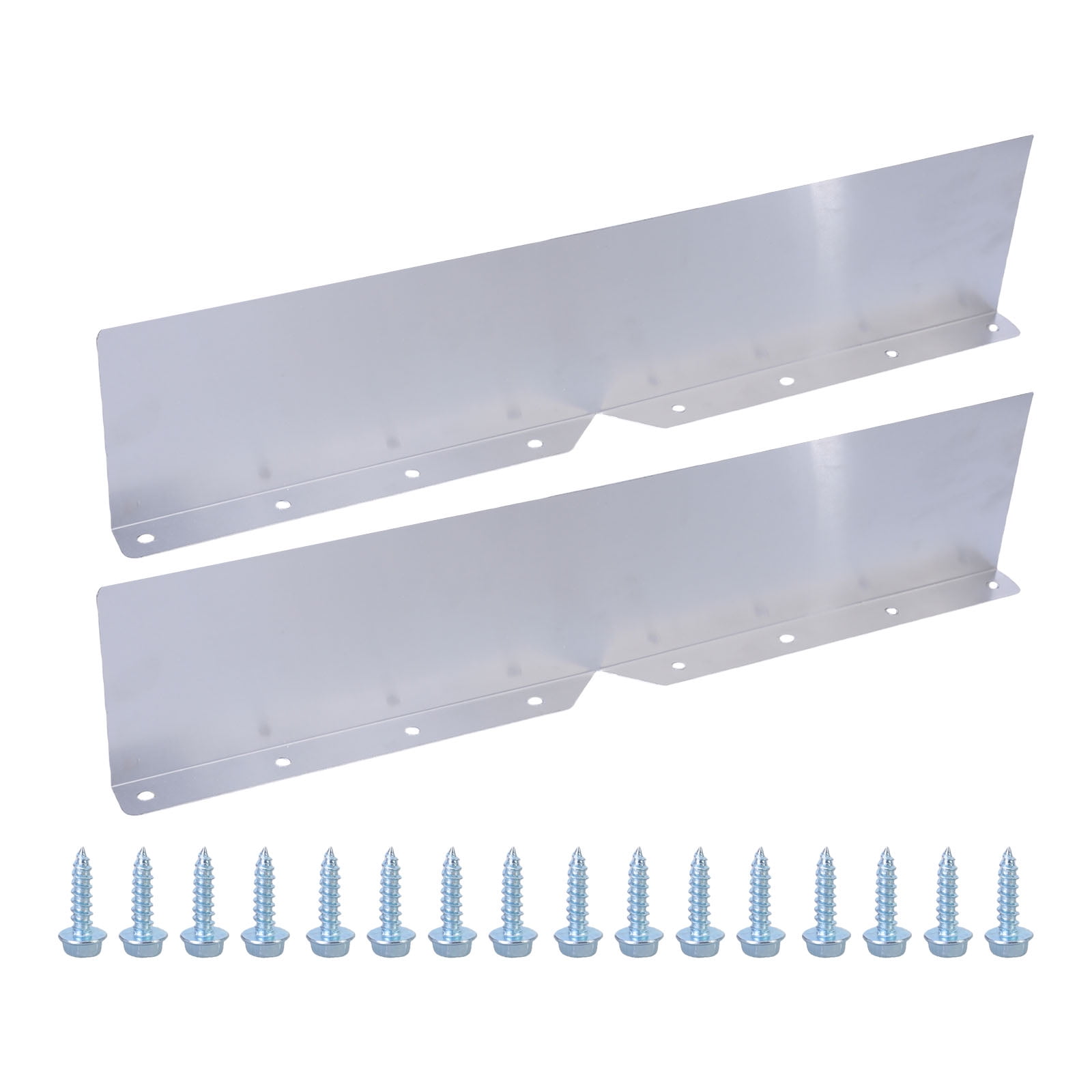 2Pcs Aluminum Gutter Rain Diverter Gutter Valley Splash Guard for House ...