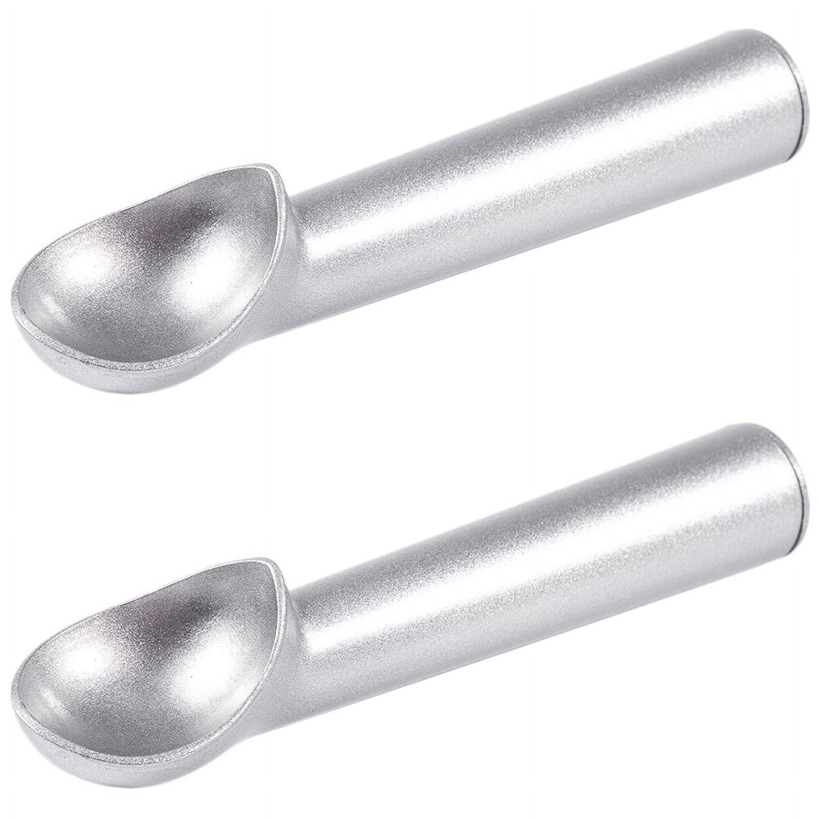 2Pcs Aluminum Ice Cream Scoop Non-Stick Anti-Freeze Spoon Dipper Craft ...