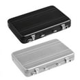 2Pcs Aluminum Password Box Card Case Mini Suitcase Password Briefcase ...