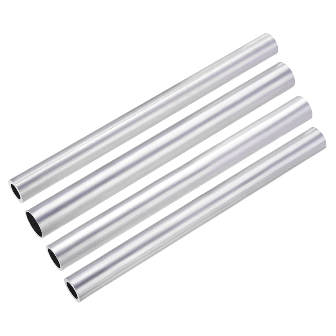 2Pcs Aluminum Round Hollow Tube 21mm-30mm OD Seamless Straight Tubing ...