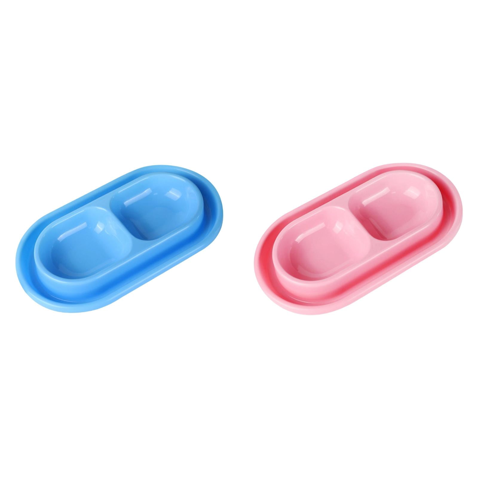 2Pcs Ant Proof No Spill Cat Dog Pet Bowl, Spill Proof Food Water Bowls ...