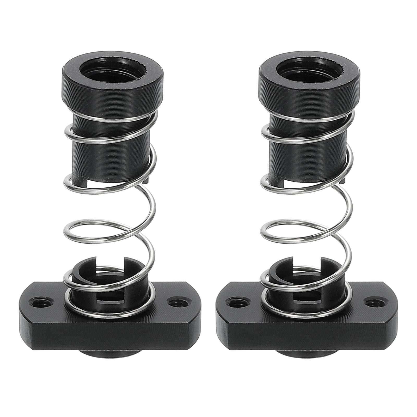 2Pcs Anti Backlash Spring Loaded Nut(2mm Pitch, 1 Start, 2mm Lead, 2-M3 ...