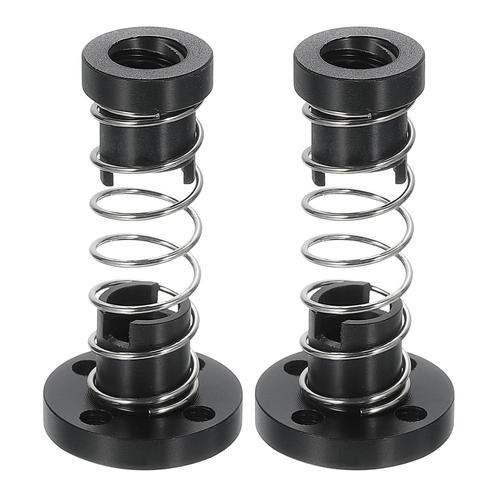 2Pcs Anti Backlash Spring Loaded Nut(2mm Pitch, 2 Start, 4mm Lead, 3 ...