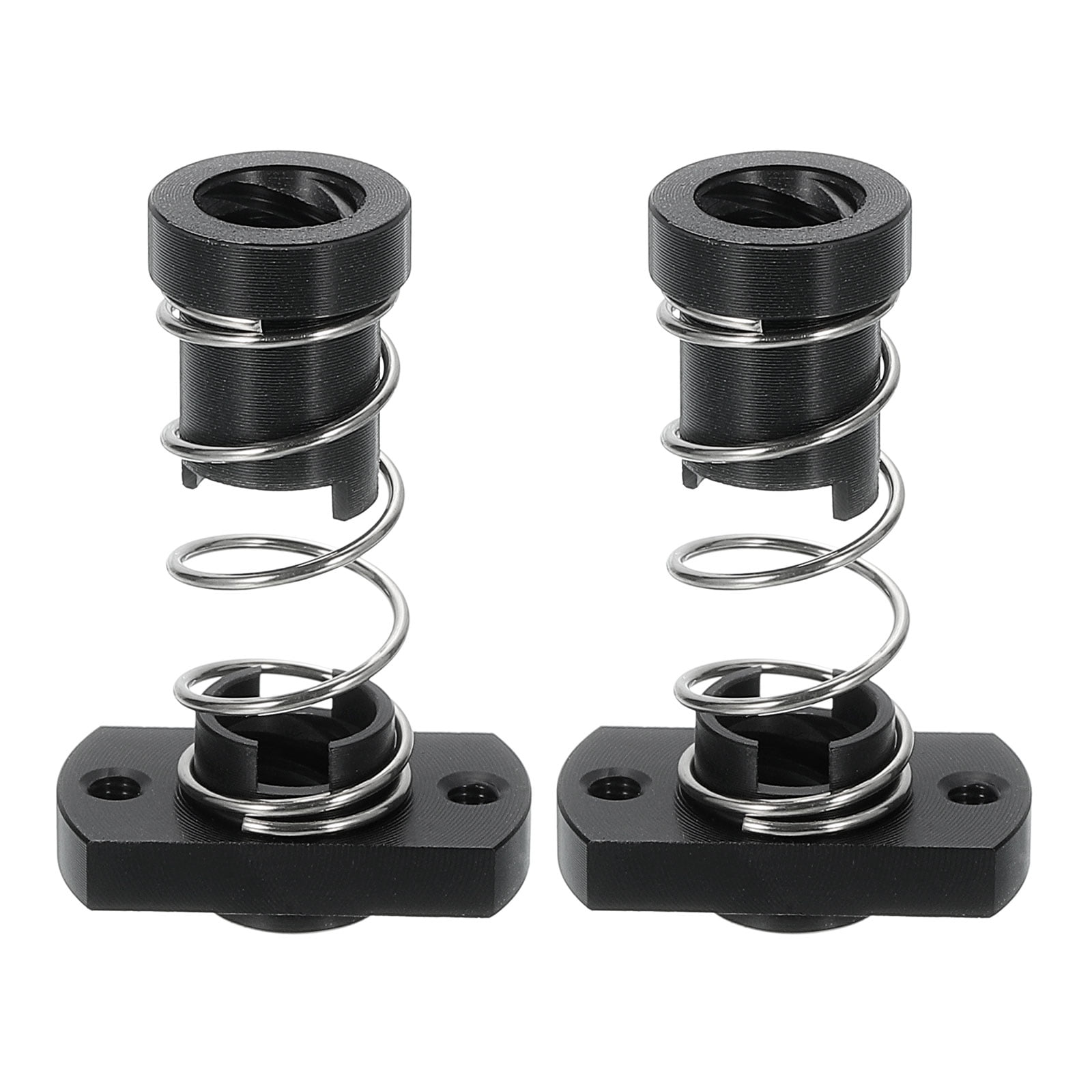 2Pcs Anti Backlash Spring Loaded Nut(2mm Pitch, 4 Start, 8mm Lead, 2-M3 ...