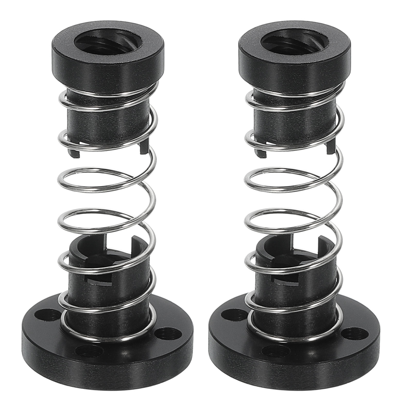 2Pcs Anti Backlash Spring Loaded Nut(2mm Pitch, 4 Start, 8mm Lead, 3 ...