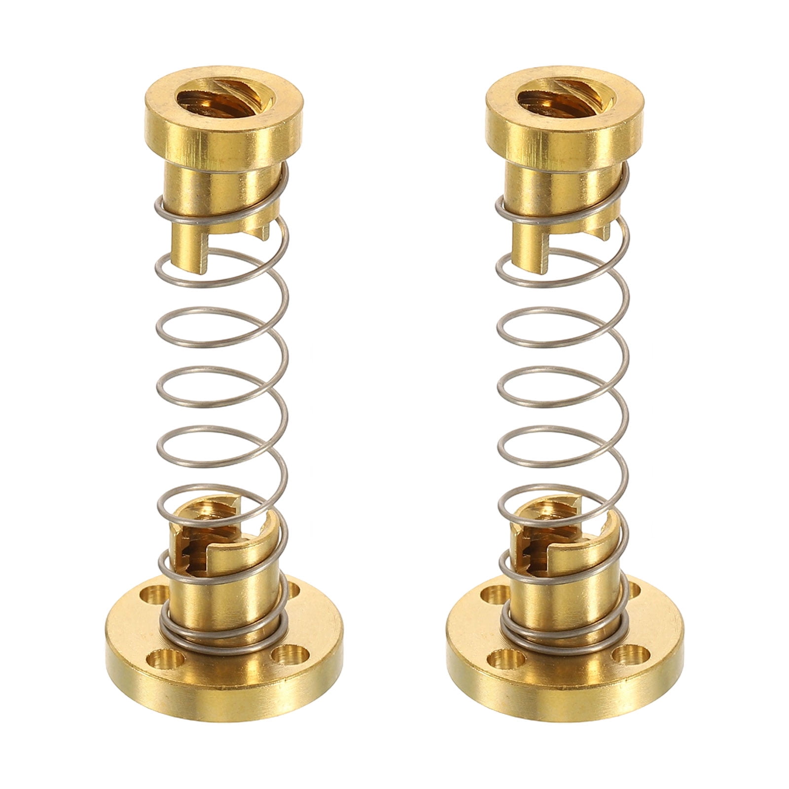 2Pcs Anti Backlash Spring Loaded Nut(2mm Pitch, 4 Start, 8mm Lead, 3 ...