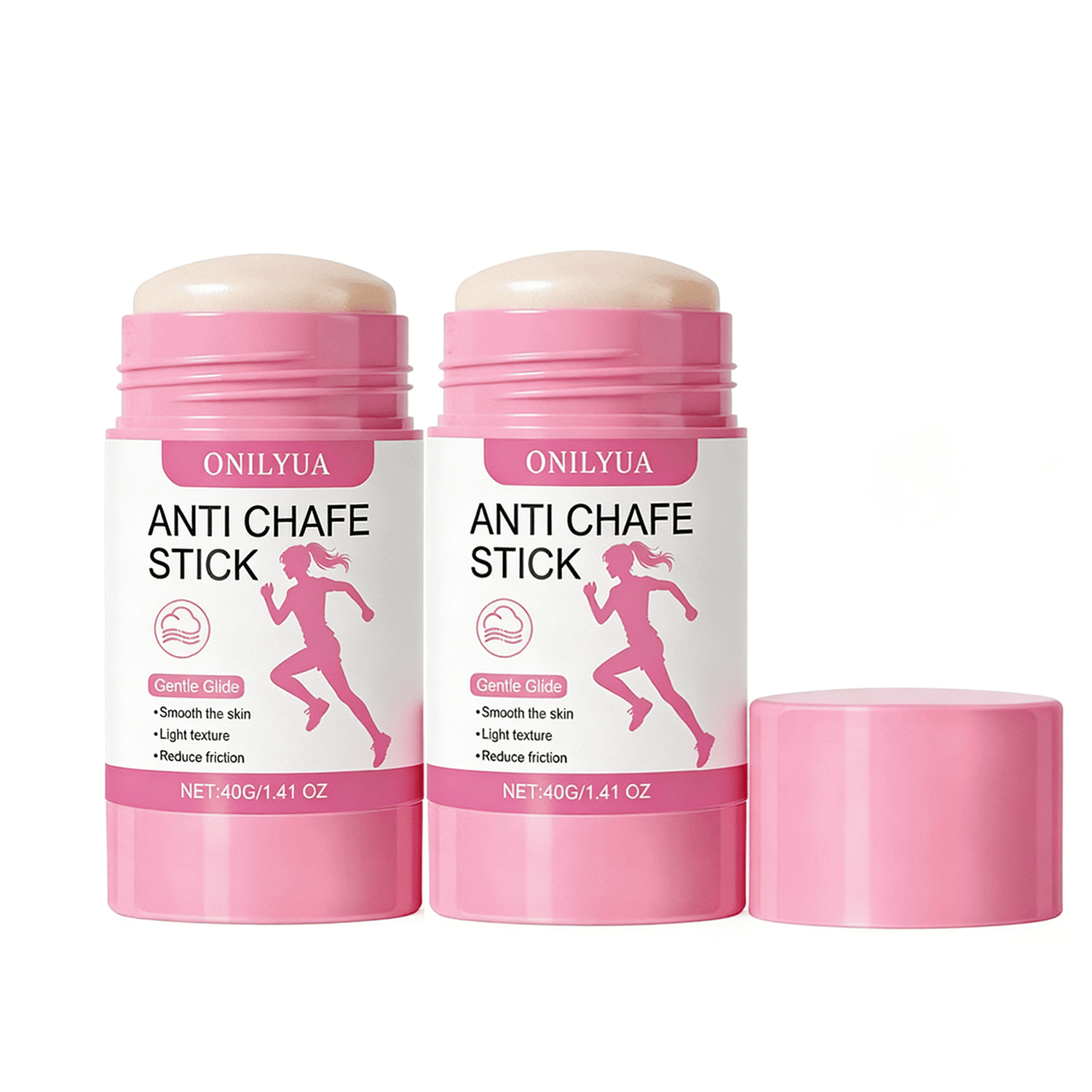 2Pcs Anti Chafe Stick - 1.41 oz (40g) Anti-Friction Balm for Thigh ...