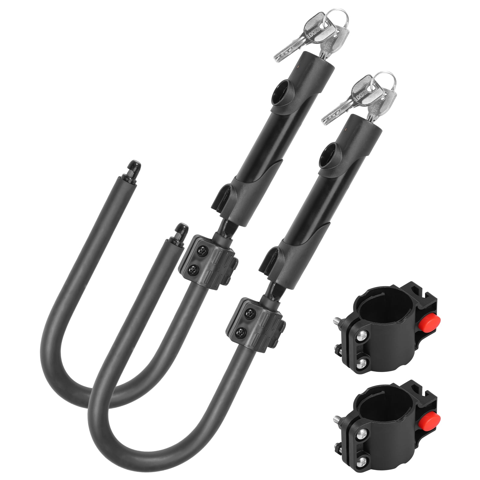 2Pcs Anti Theft Bike U Lock 0.59 Inch Portable Bicycle U Shape Lock ...