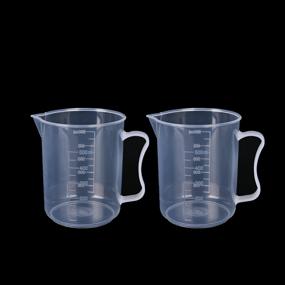 2Pcs Appletofu Plastic Graduated Measuring and Mixing Pitcher - 500ml ...