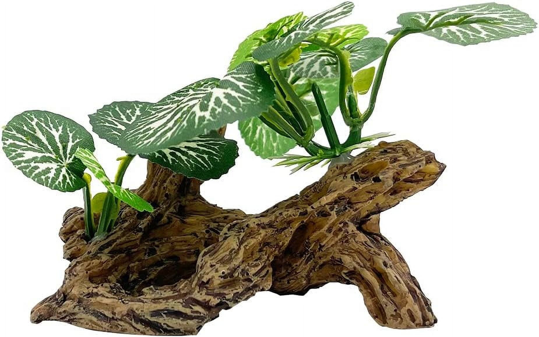 2Pcs Aquarium Plants Fish Tank Decorations Betta Rest Soft Silk Leaf ...