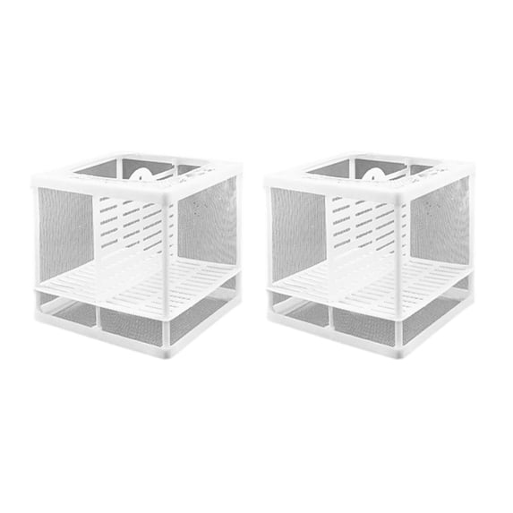2Pcs Aquariums Breeding Tanks With Secure Suction Cup Baby Fish ...
