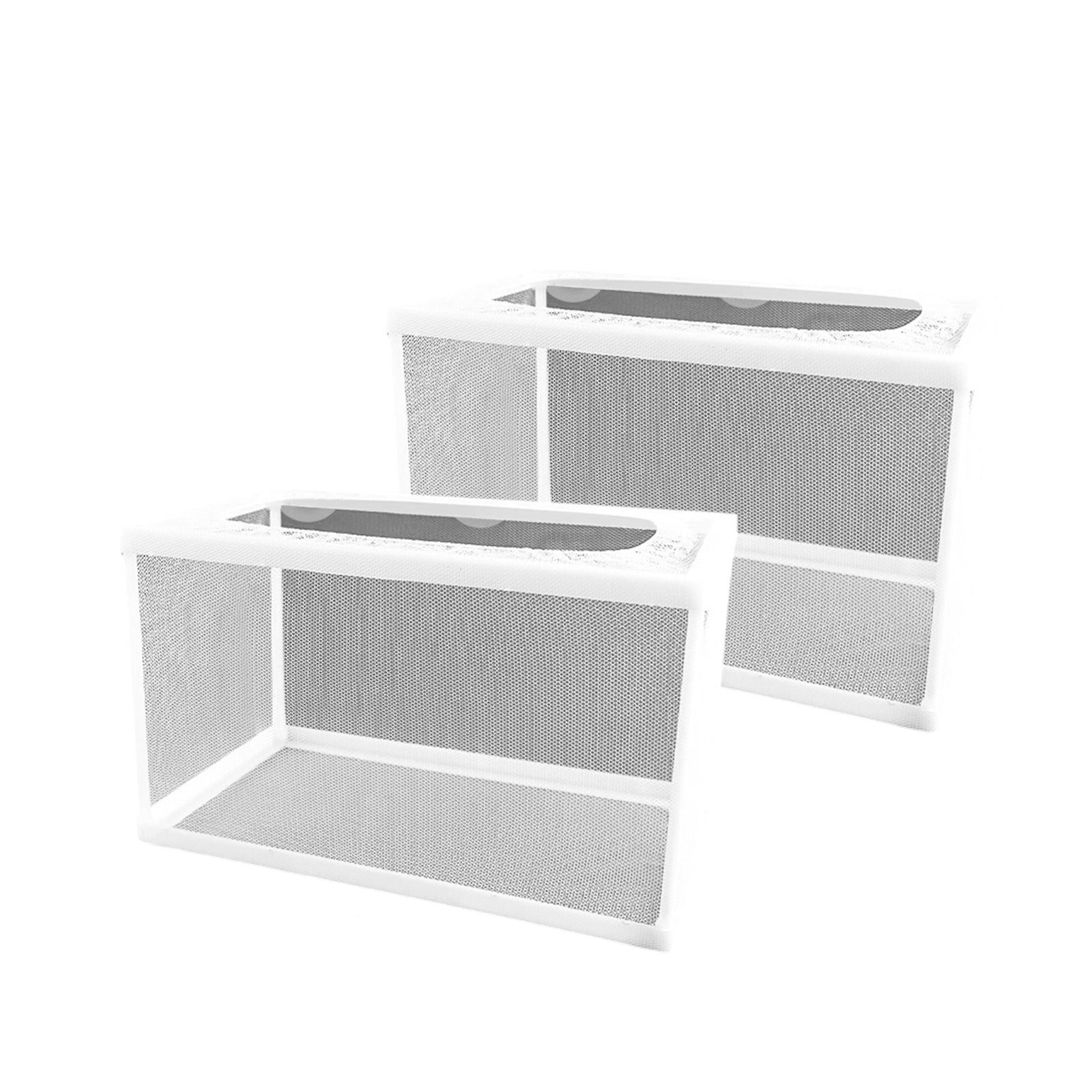 2Pcs Aquariums Breeding Tanks With Secure Suction Cup Baby Fish ...
