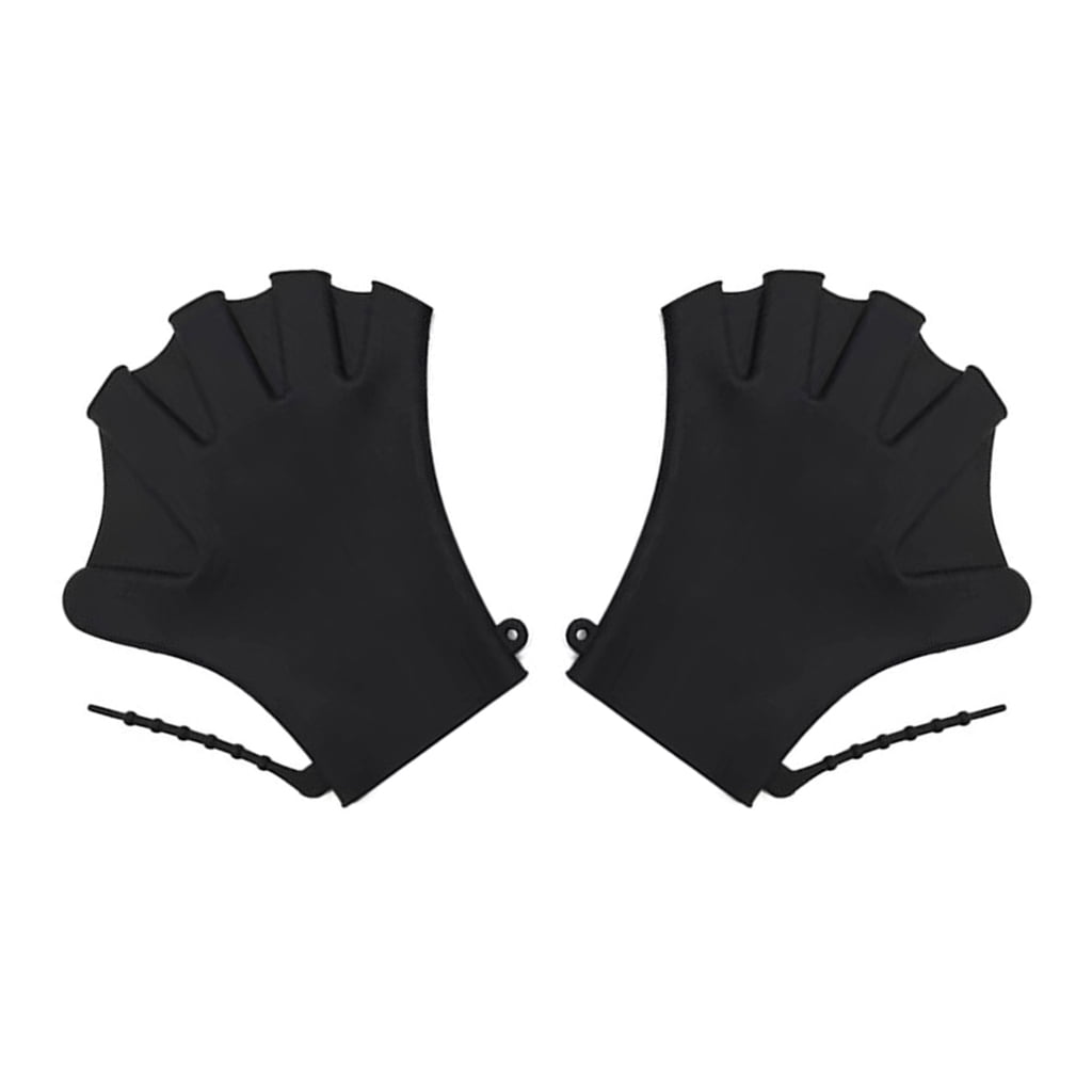2Pcs Aquatic Glove Flippers Swim Palm Finger Webbed Glove Webbed Swim ...
