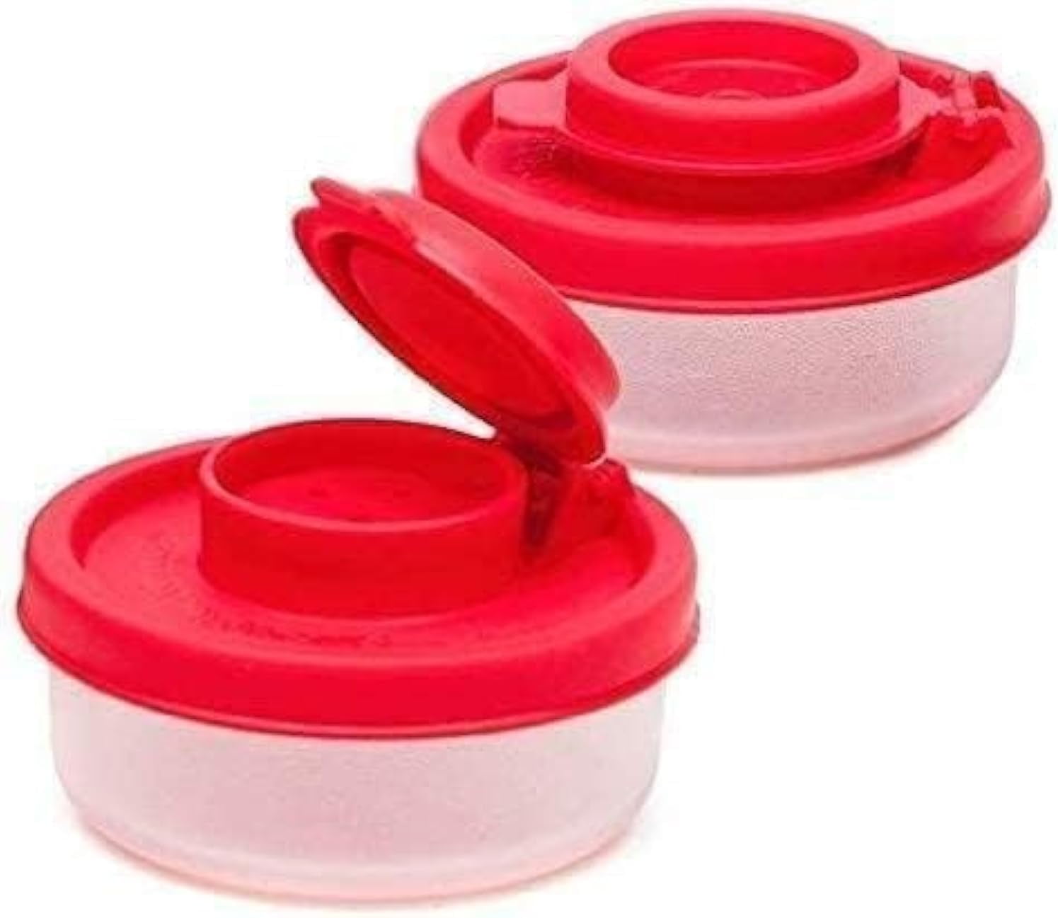 2Pcs Attractive Red Small Salt And Pepper Shakers For On The Go - Mini ...