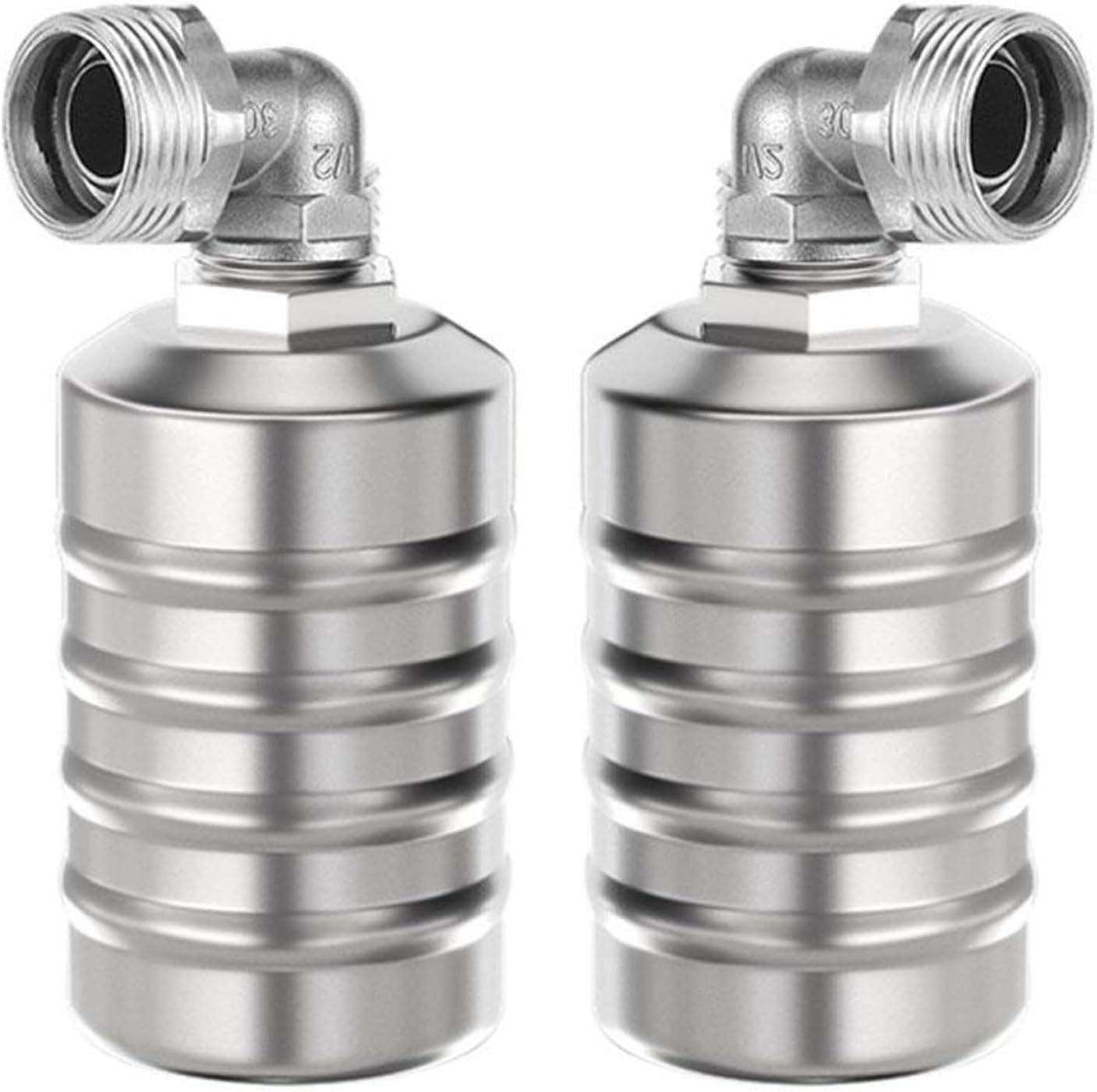 2Pcs Auto Fill Shut off Water Tank Float Valve, 304 Stainless Steel ...