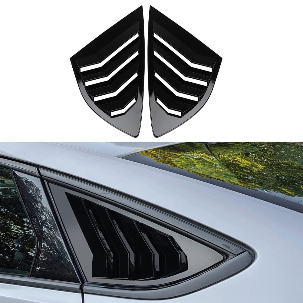 2Pcs Auto Rear Side Door Glass Louvers Cover Fits For Ford For Mondeo ...