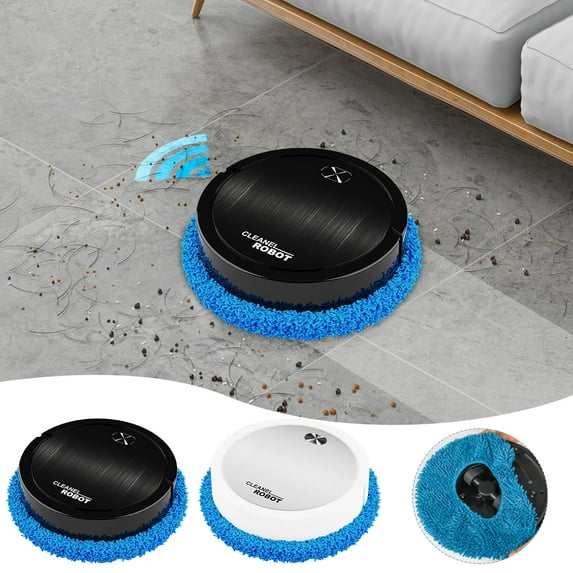2Pcs Automatic Floor Mopping Robot under $5! Yannianjz Smart Floor ...