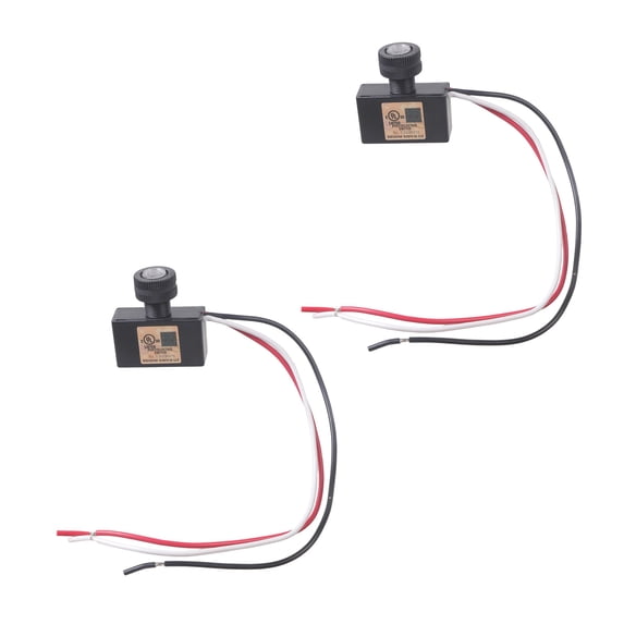 2Pcs Automatic Light Activation Switches LED Photoelectric Sensors ...