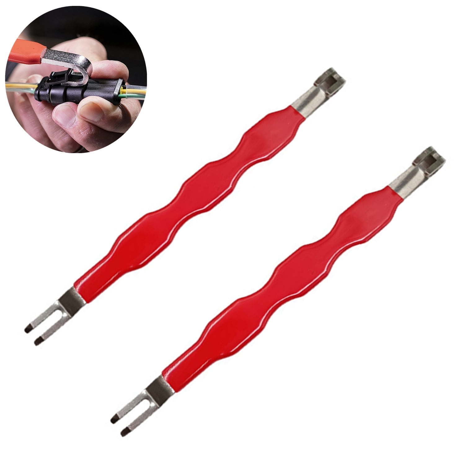 2Pcs Automotive Electrical Terminal Connector Separator Removal Tool ...