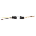 2Pcs Automotive Relay with Wires + Harness Socket Set 12V 30/40 Amp 4 ...
