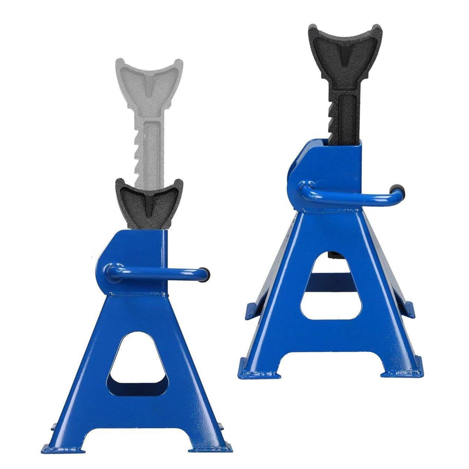 2Pcs Axle Stands Steel 3 Ton Heavy Duty Car Lifting Jack Stand 9-Level ...