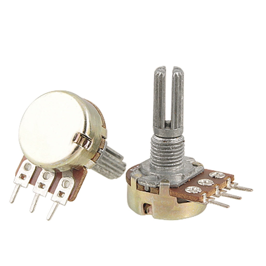 2Pcs B10K 10K ohm Single Joint Linear Adjustable Ratory Potentiometers ...