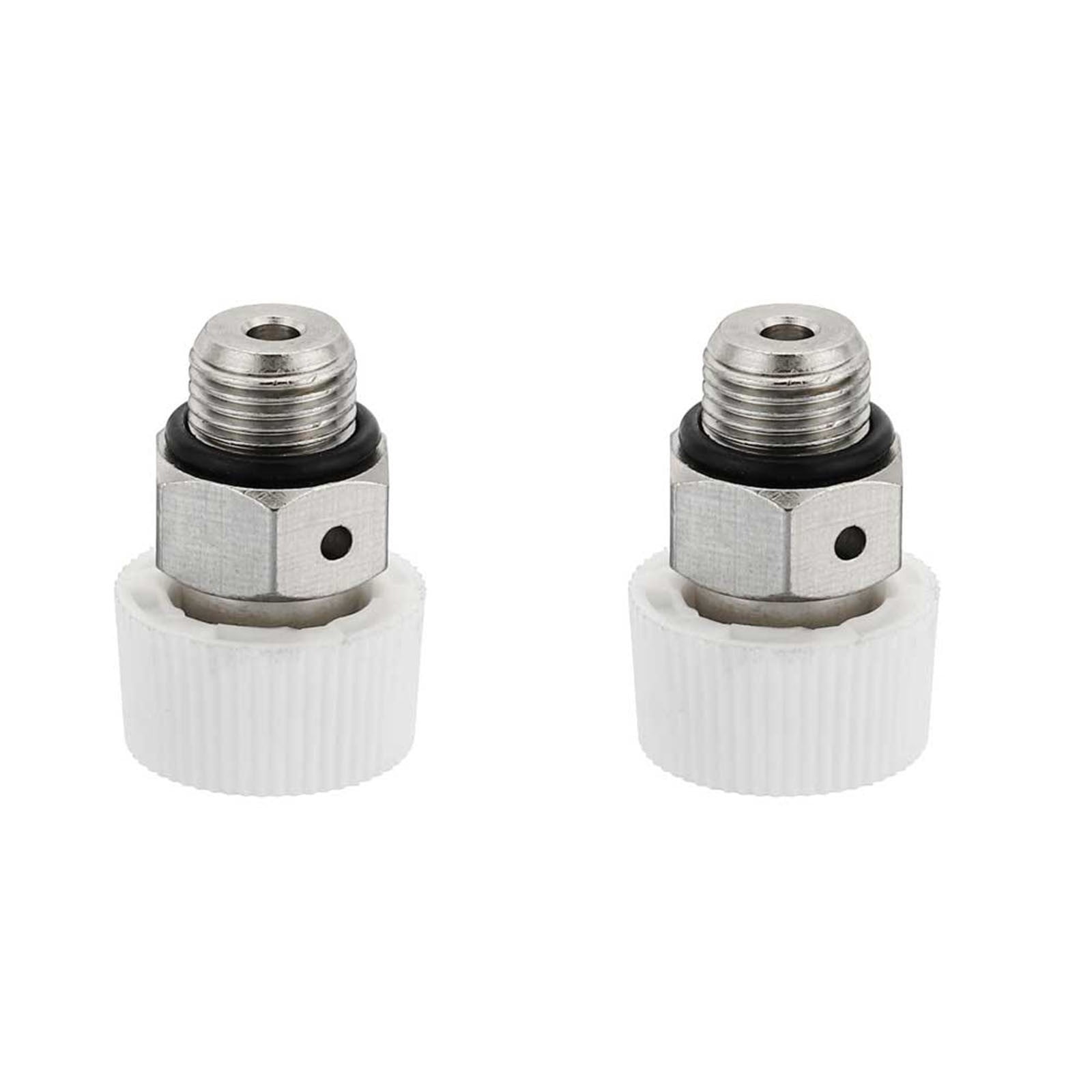 2Pcs BSP Male Thread Nickel Plated Brass Manual Radiator Air Vent Plug ...