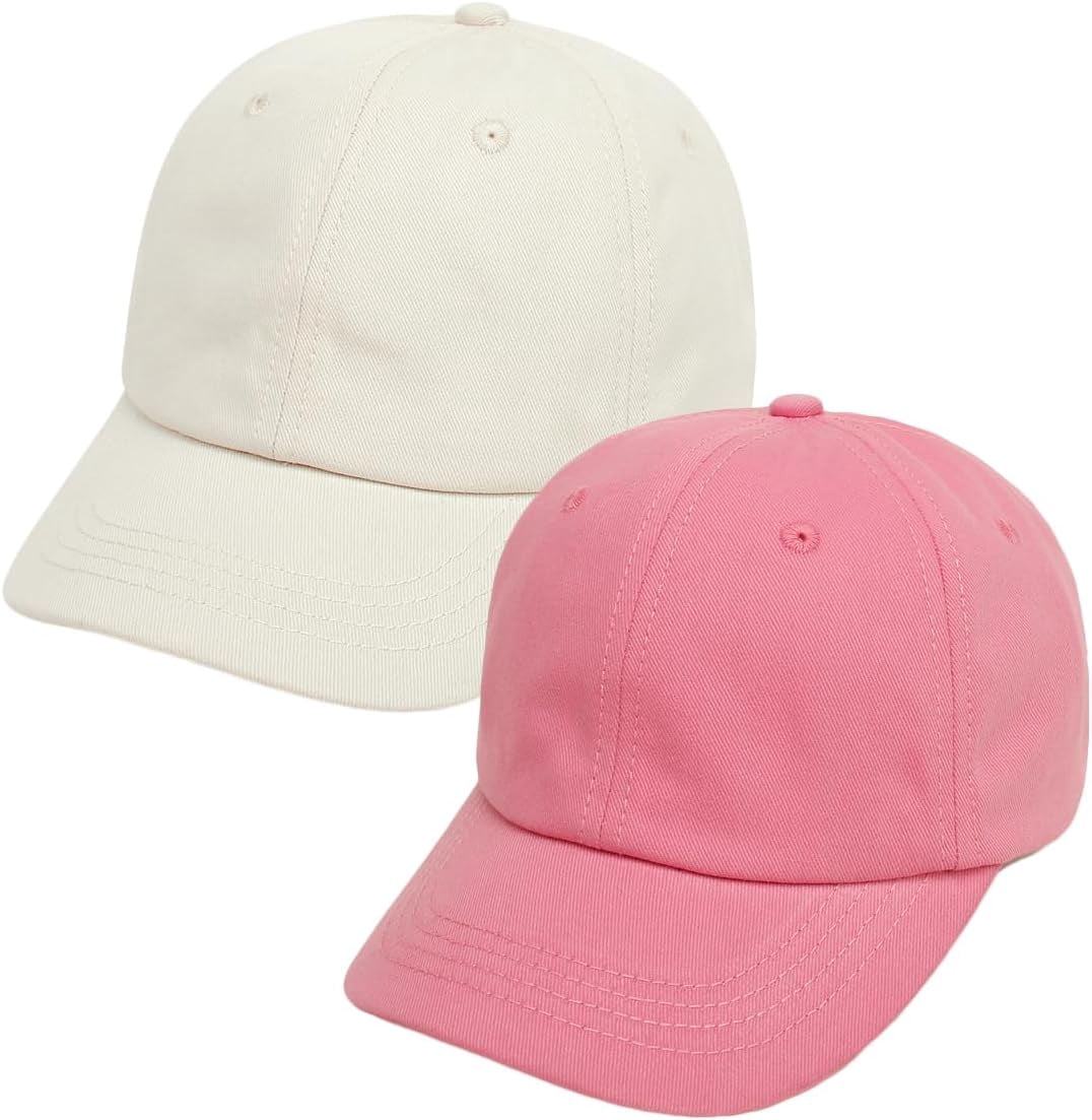 2Pcs Baby Baseball Cap Toddler Hat for Boys Girls Baby Sun Hat Cotton ...