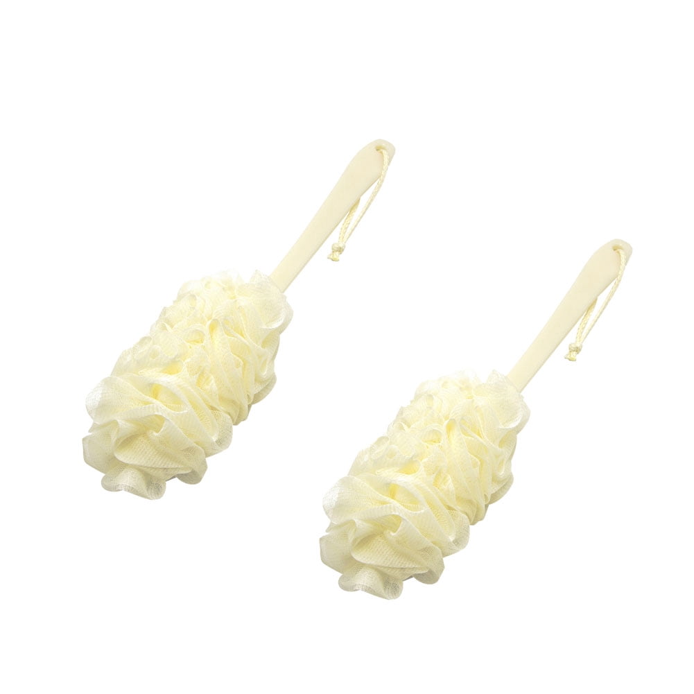 2Pcs Back Scrubber for Shower, Back Brush Long Handle for Shower, Soft ...