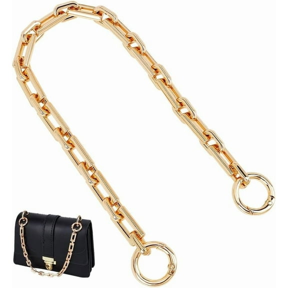 Black Leather Purse Strap 19inch Shoulder Strap for Handbags with ...