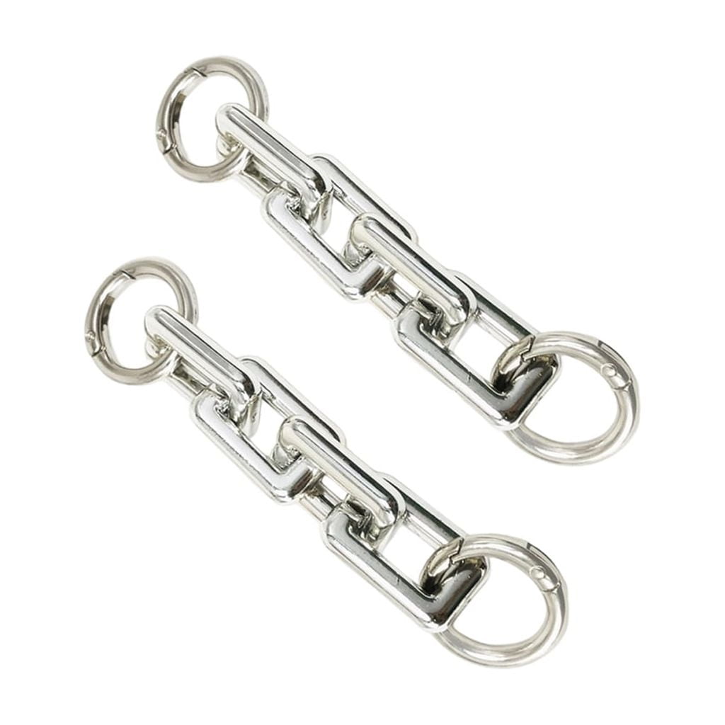 2Pcs Bag Strap Extension Chain 11.6cm Long PVC Purse Extender Chain ...