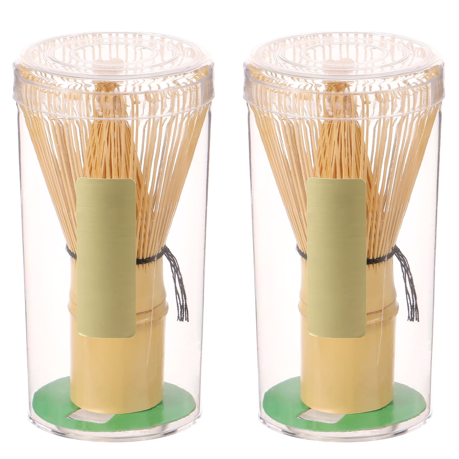 2Pcs Bamboo Matcha Whisk Set Efficient Foaming Matcha Tea Set ...