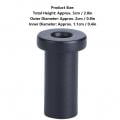 2Pcs Barn Door Hanging Rail Hardware Fittings Door Shaft Pin Rail Mount ...