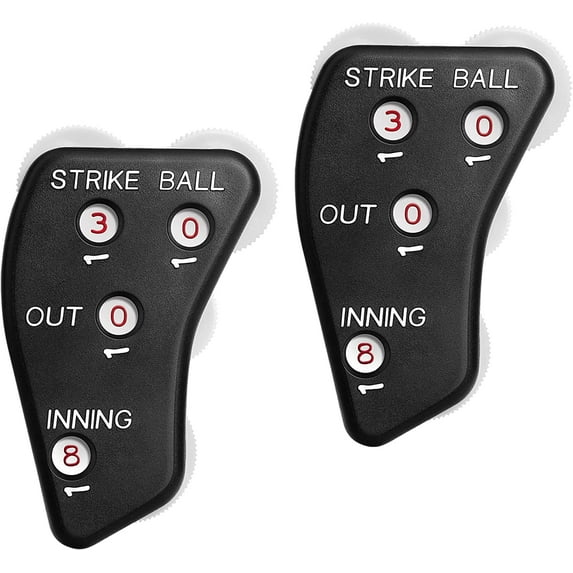 Shuliwen Baseball Counter Clicker, Portable Umpire Gear, 2Pcs Baseball ...