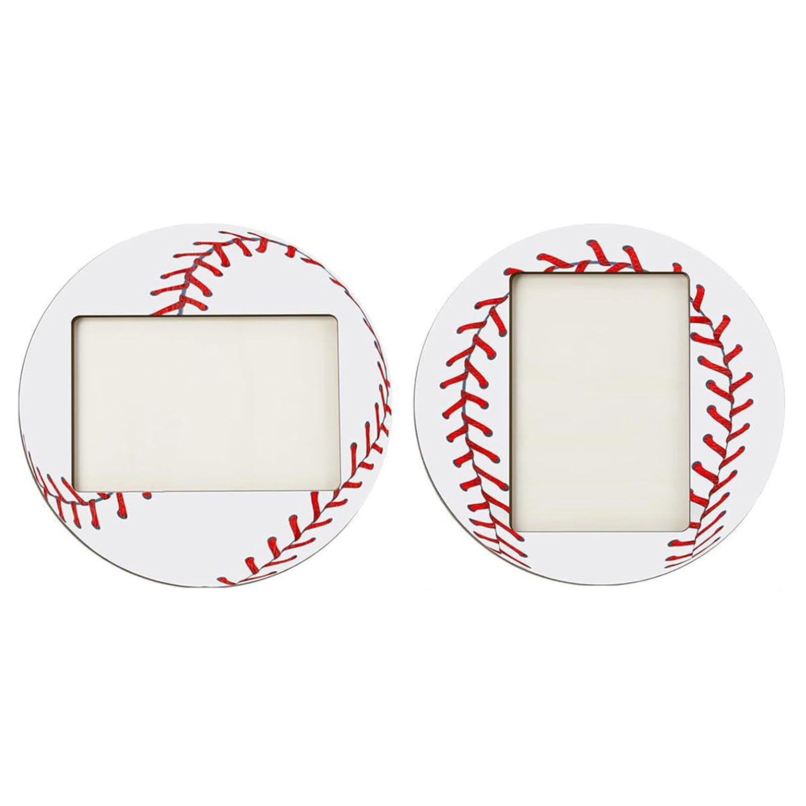 2Pcs Baseball Soccer Photo Frames Sports Themed Tabletop Display ...