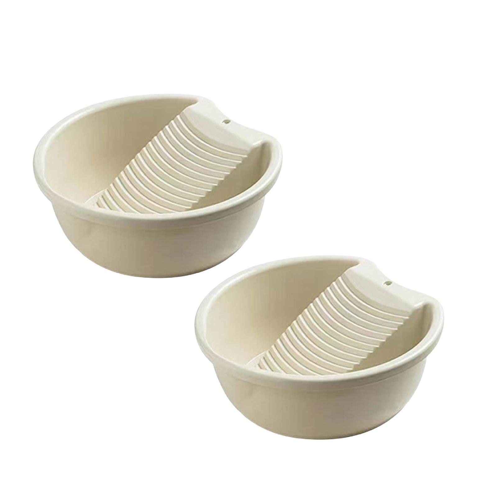 2Pcs Basin Hand Washing Wash Basin Lightweight Board Washtub ...