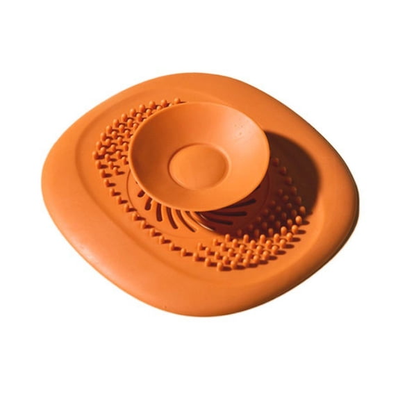 2Pcs Bathroom Hair Catcher Stopper Shower Floor Drain Cover Filter ...