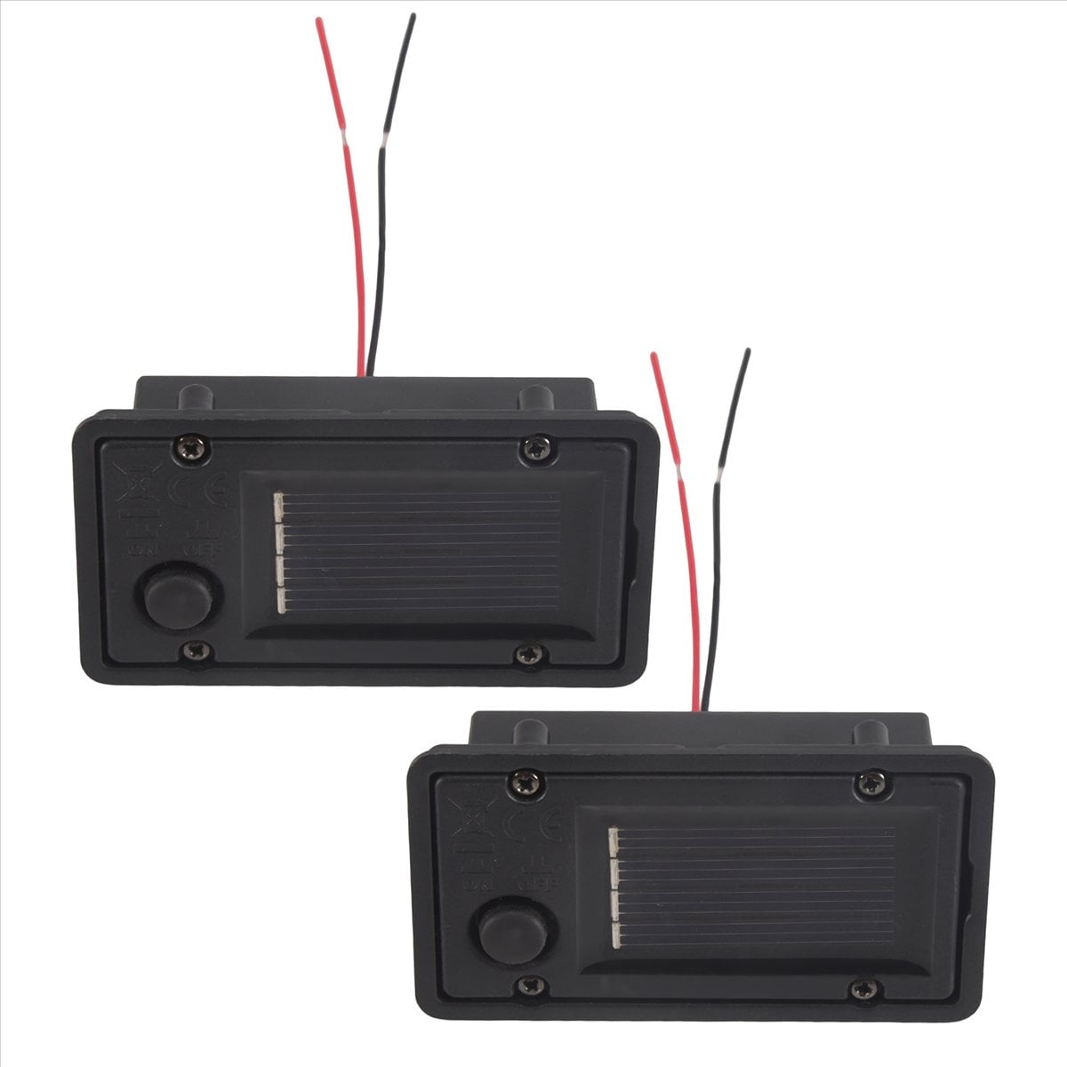 2Pcs Battery Box, Solar Lantern Light Replacement Parts Top for Outdoor ...