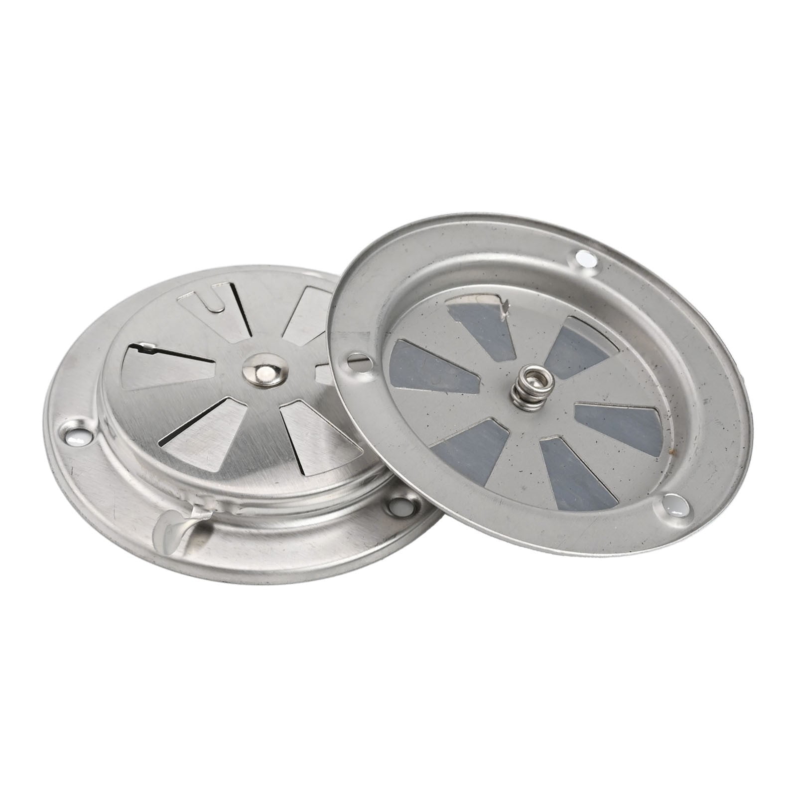 2Pcs Bbq Grill-Smoker Exhaust Vent Stove Air Vent Damper Stainless ...