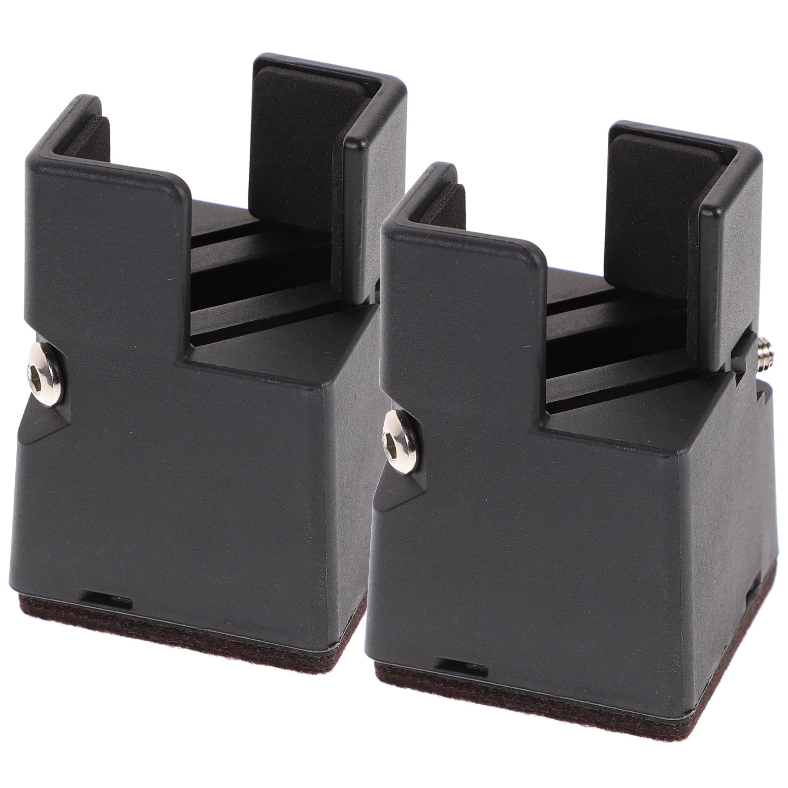 2Pcs Bed Risers and Furniture Risers, Heavy Duty Adjustable Lifting ...