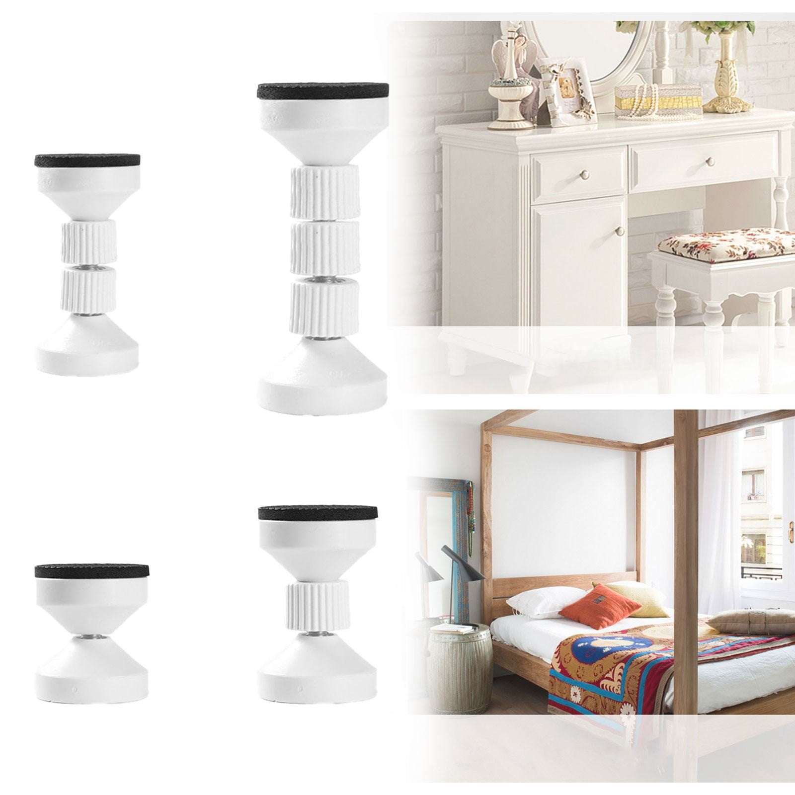 2Pcs Bedside Stopper White Small 2Pcs Headboard Stoppers Adjustable ...
